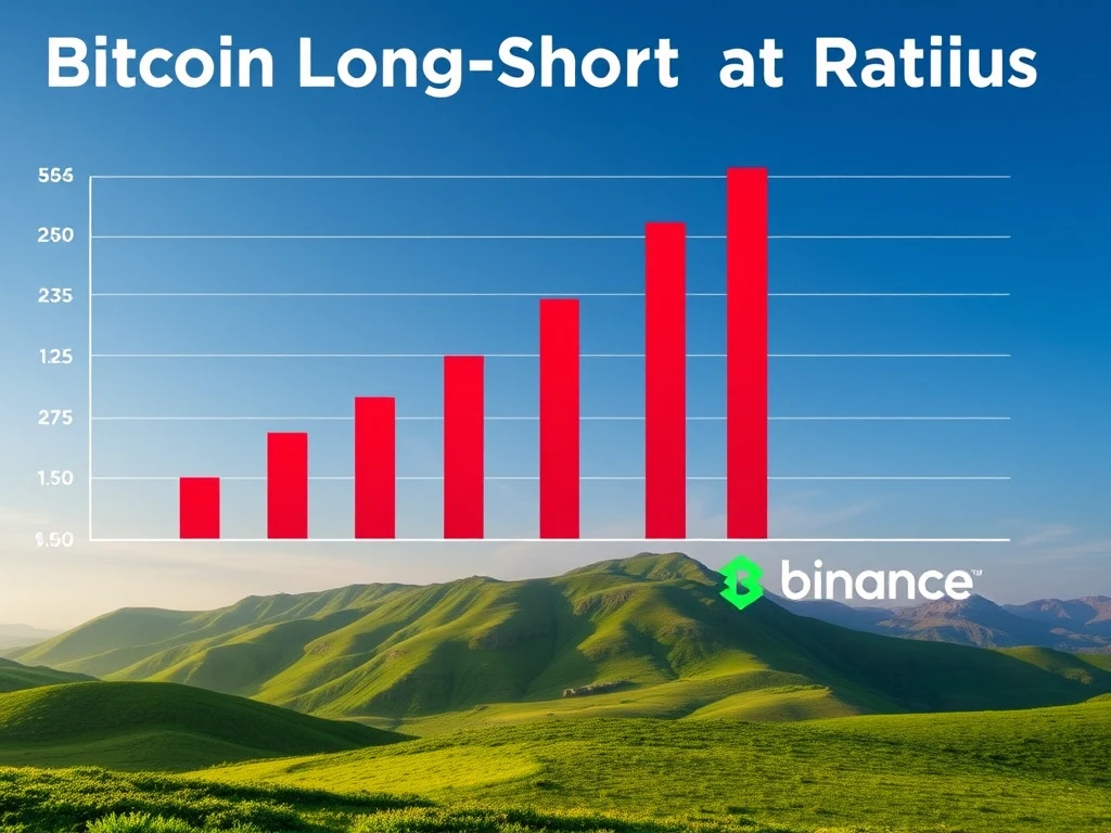 Unveiling Bullish Bitcoin Sentiment: 24-Hour Long-Short Ratio Insights - Coin Pulse HQ