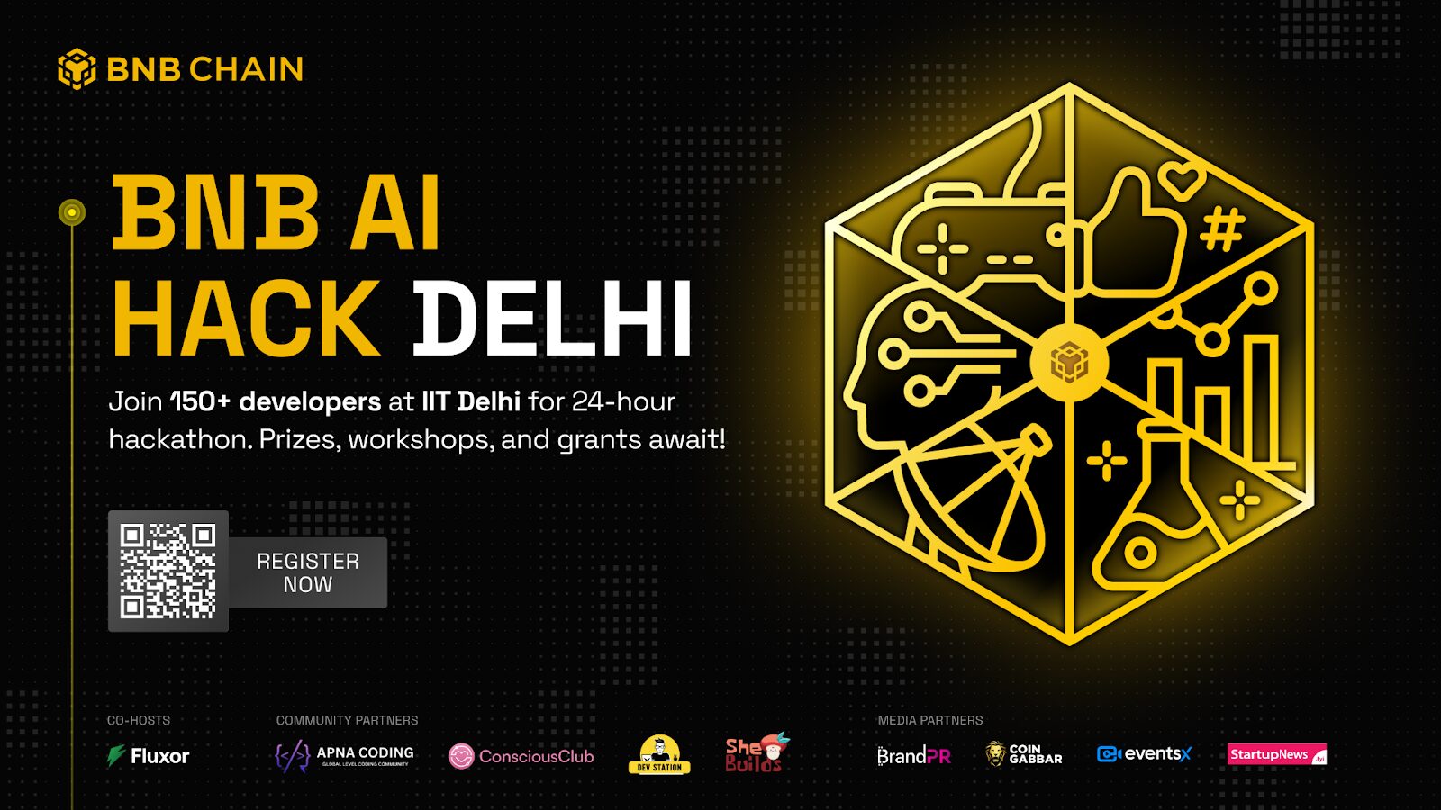 BNB Chain Innovation AI Hack 2025 to Be Held Offline for the First Time at IIT Delhi - Coin Pulse HQ