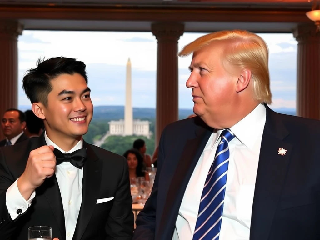 Justin Sun Makes Exclusive Appearance at Trump Gala Dinner as Top TRUMP ...